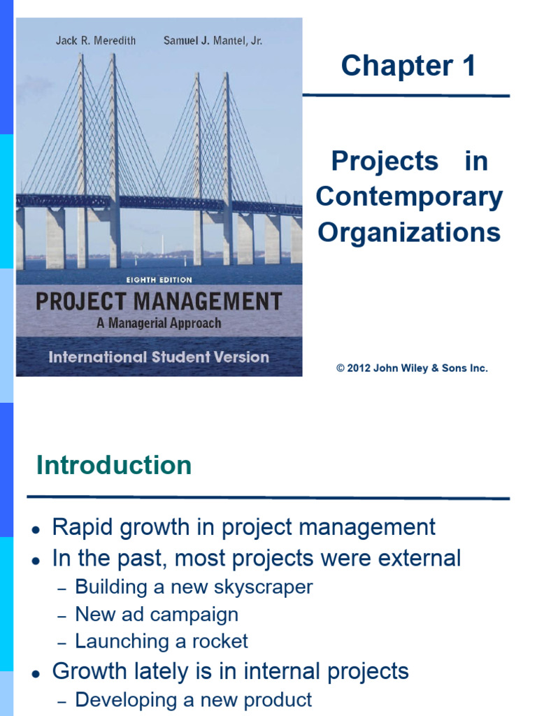 CH 01 | PDF | Project Management | Risk