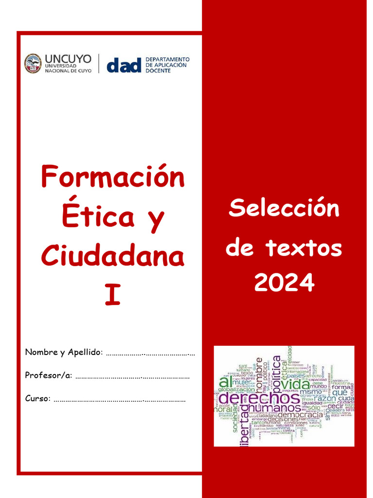 Cuadernillo FEC I Año 2024 | PDF | Derechos humanos | Democracia