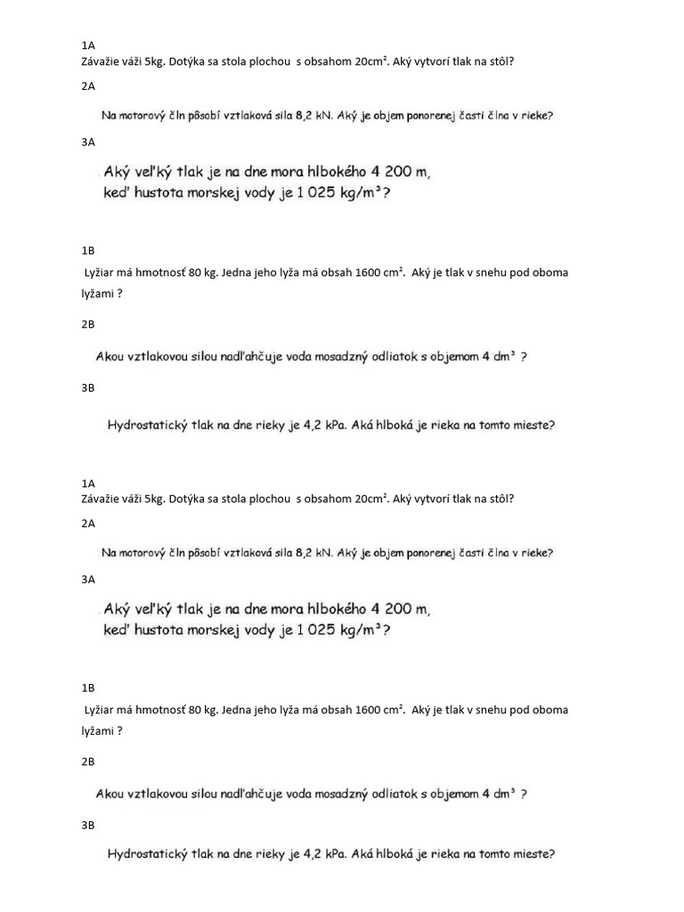 Príklady - Písomka | PDF