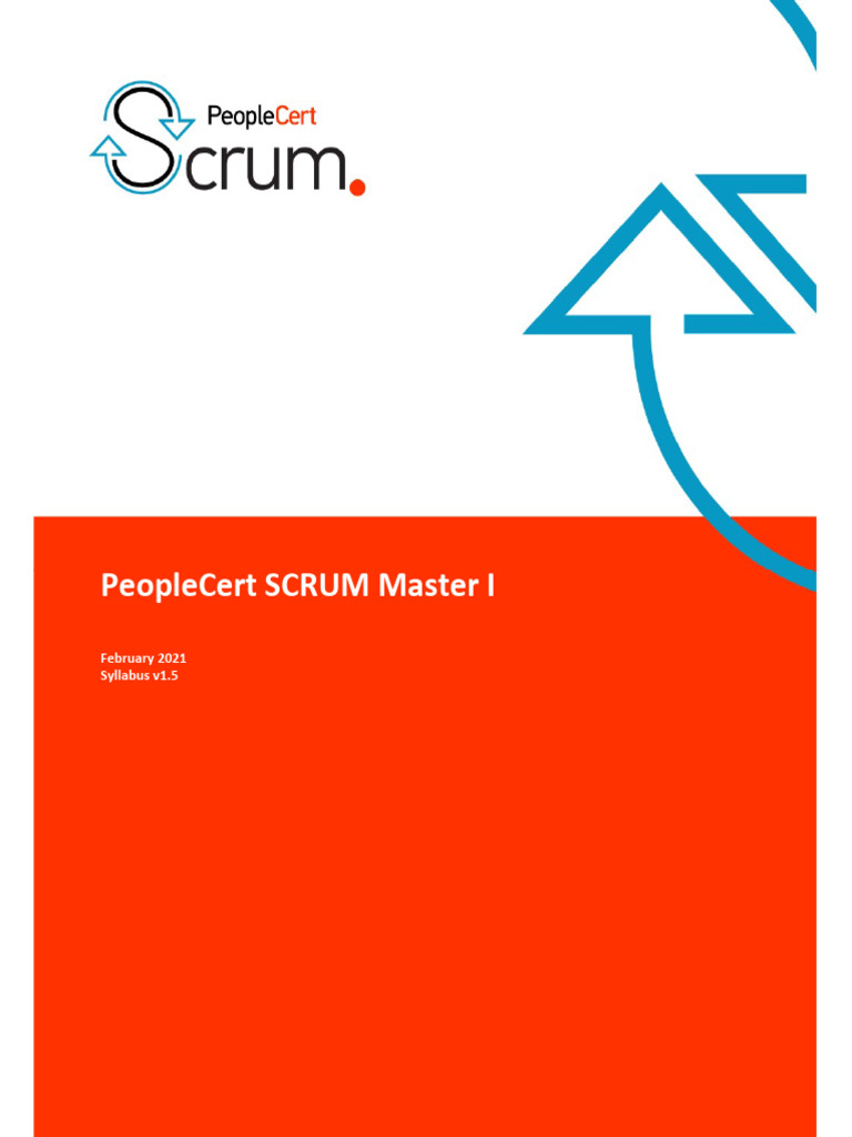 PeopleCert Scrum Master I | Download Free PDF | Scrum (Software ...