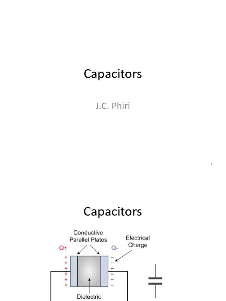 Capacitors | PDF | Capacitor | Energy Storage