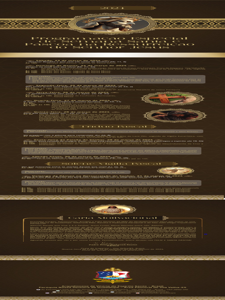 Folder Digital 2024 | PDF | Páscoa | Santo