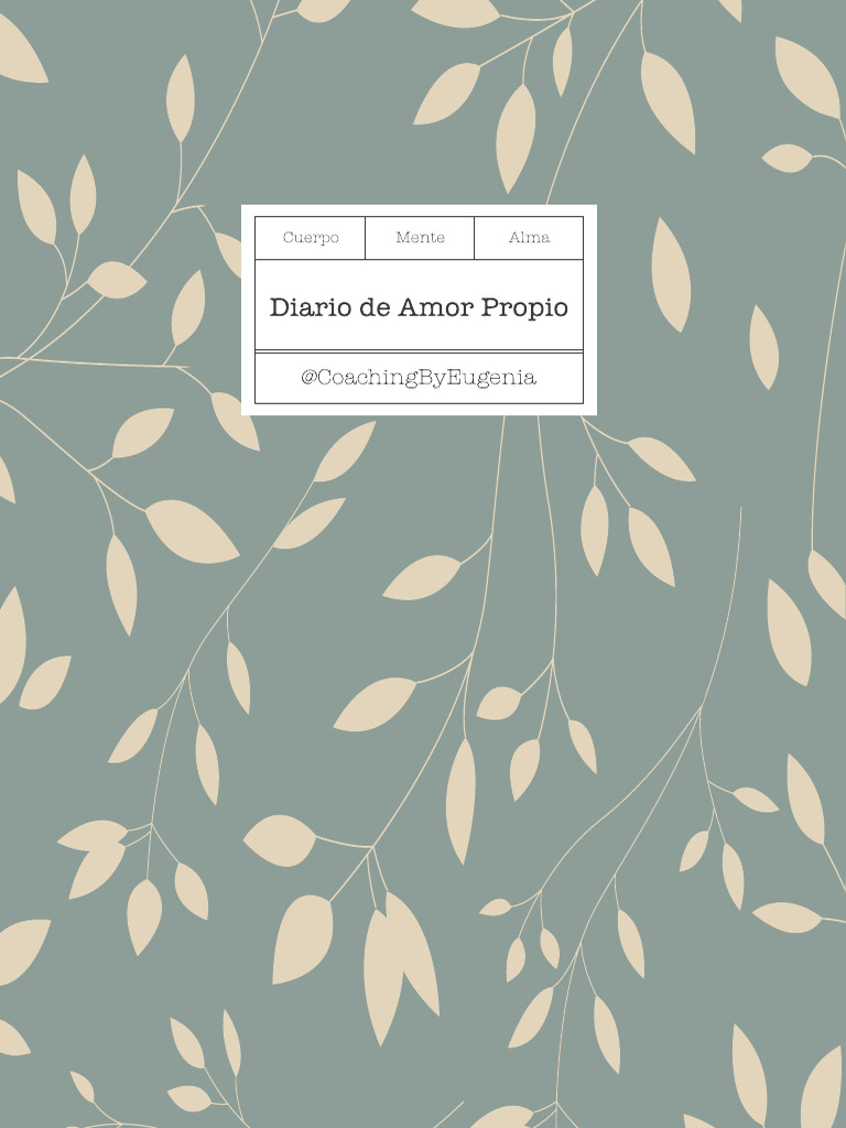Diario de Amor Propio | PDF | Amor | Autoestima
