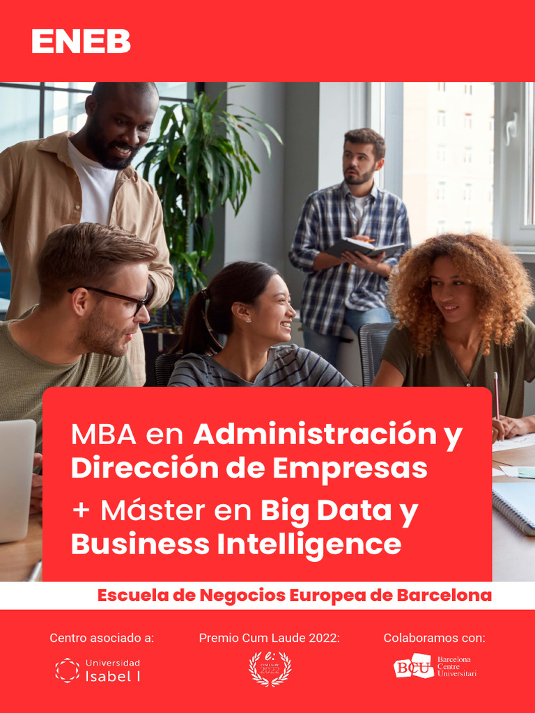 Eneb Mba Big Data y Business Intelligence | PDF | Máster en Administración de Empresas ...