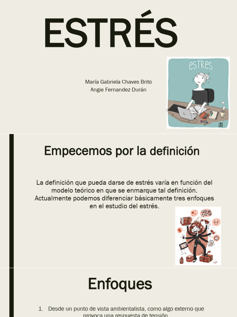 Enfoques y efectos del estrés | PDF | Estrés (biología) | Sicología