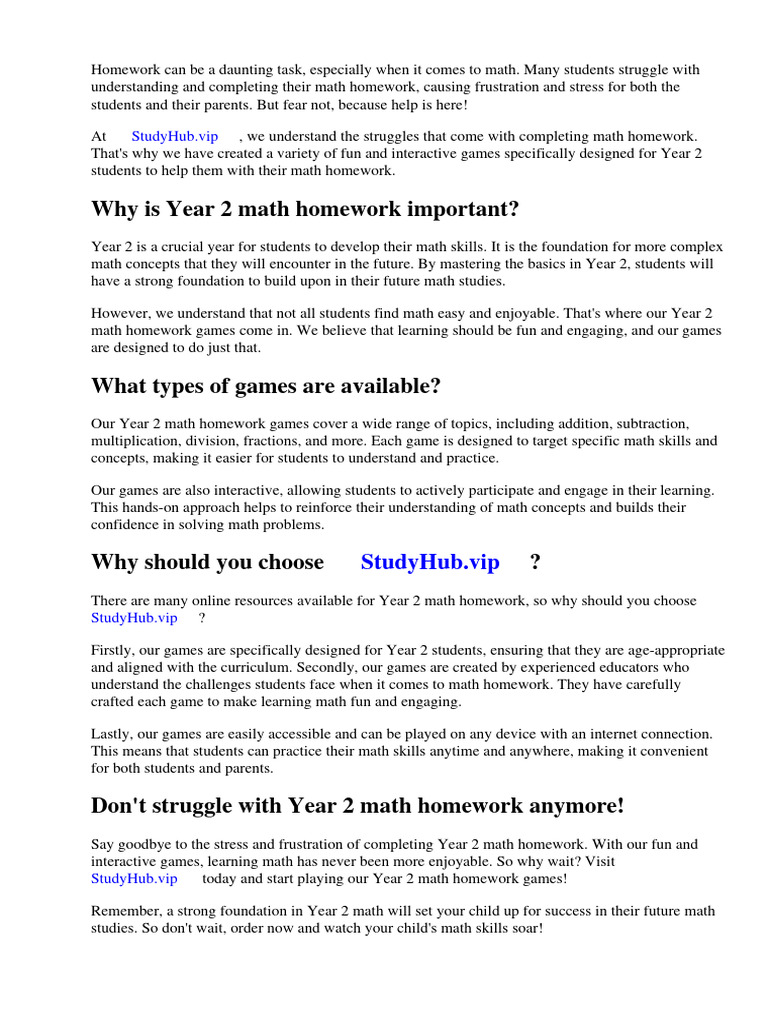 Year 2 Maths Homework Games Pdf Mathematics Worksheet