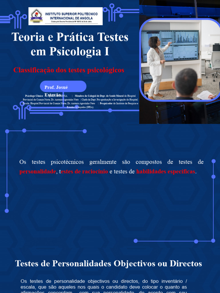 Classificação Dos Testes Psicológicos | PDF | Psicologia | Testes ...