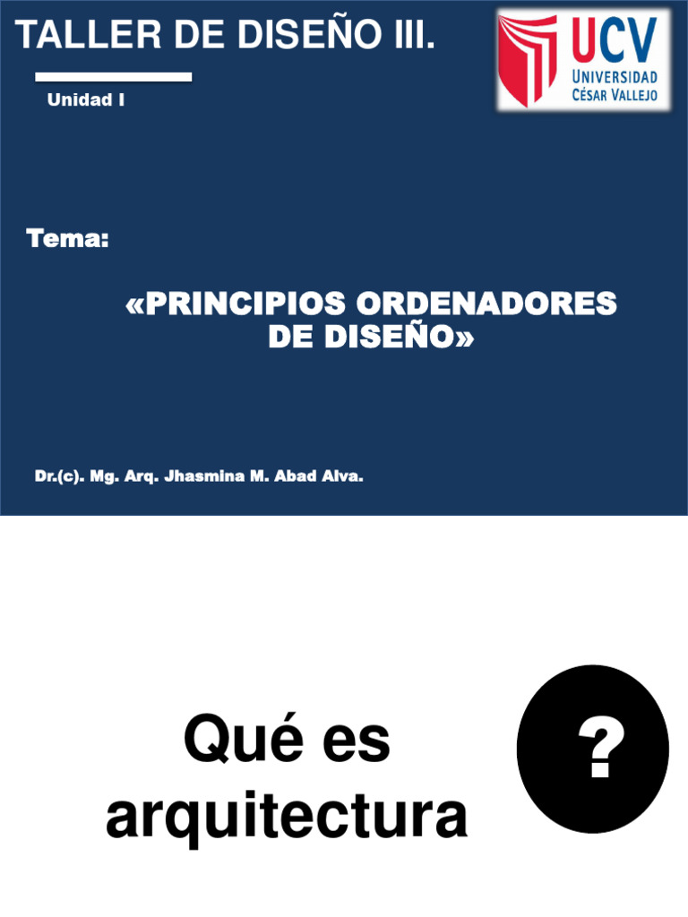 Principios Ordenadores de Diseño.pptx | PDF | Ritmo | Simetría