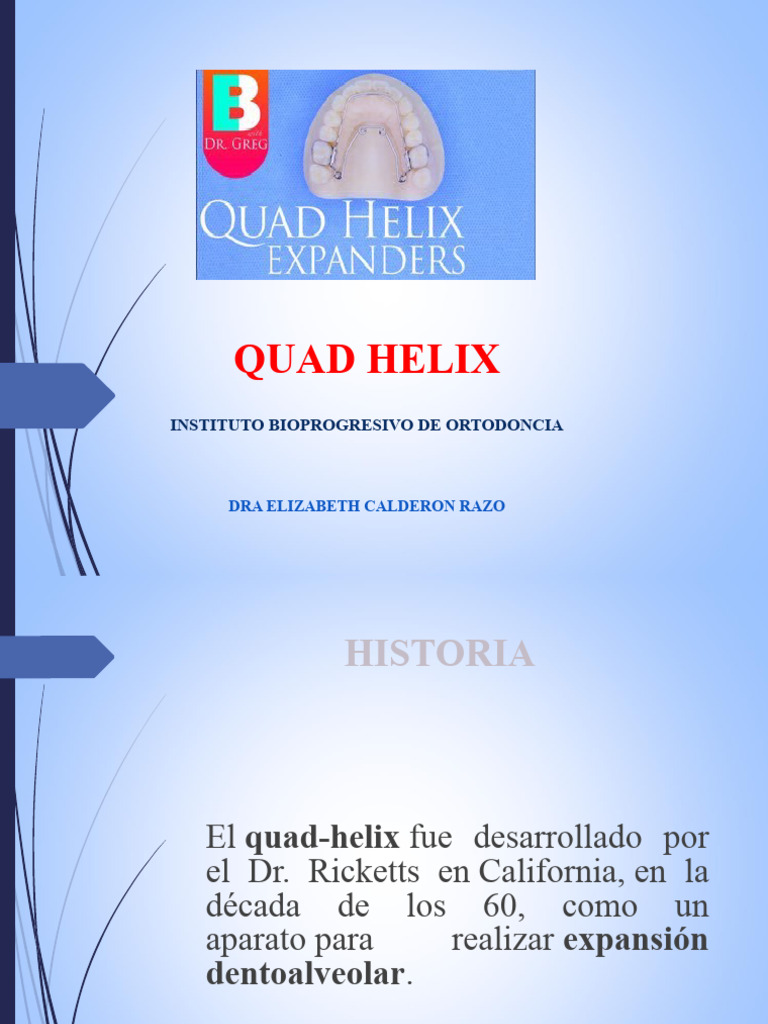 Quad helix 20-1 | PDF | Ortodoncia | Odontología