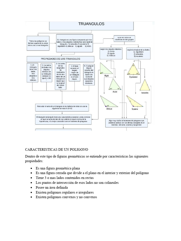 Caracteristicas de Un Poligono | PDF | Triángulo | Politopos