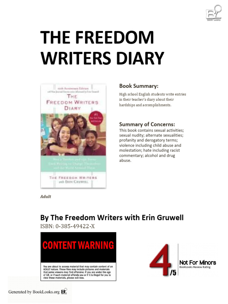 The Freedom Writers Diary | Download Free PDF | Sexual Abuse