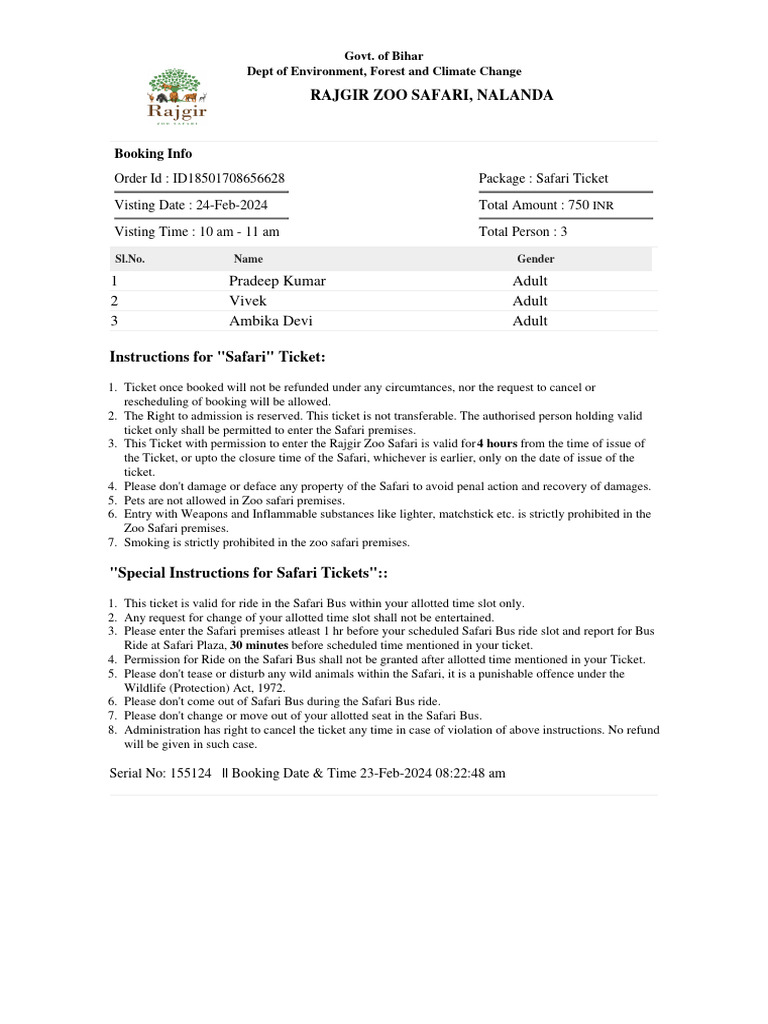 Ticketpdf DH Jurghh | PDF | Environmental Protection