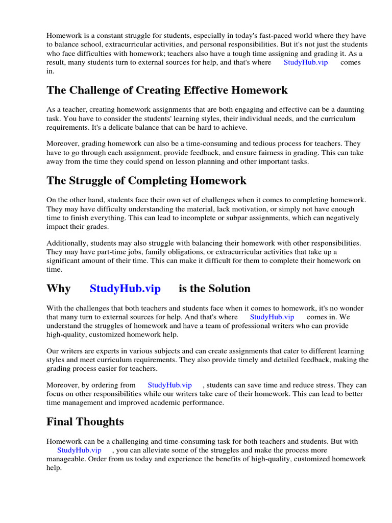 Homework Teacher Pdf Homework Teachers