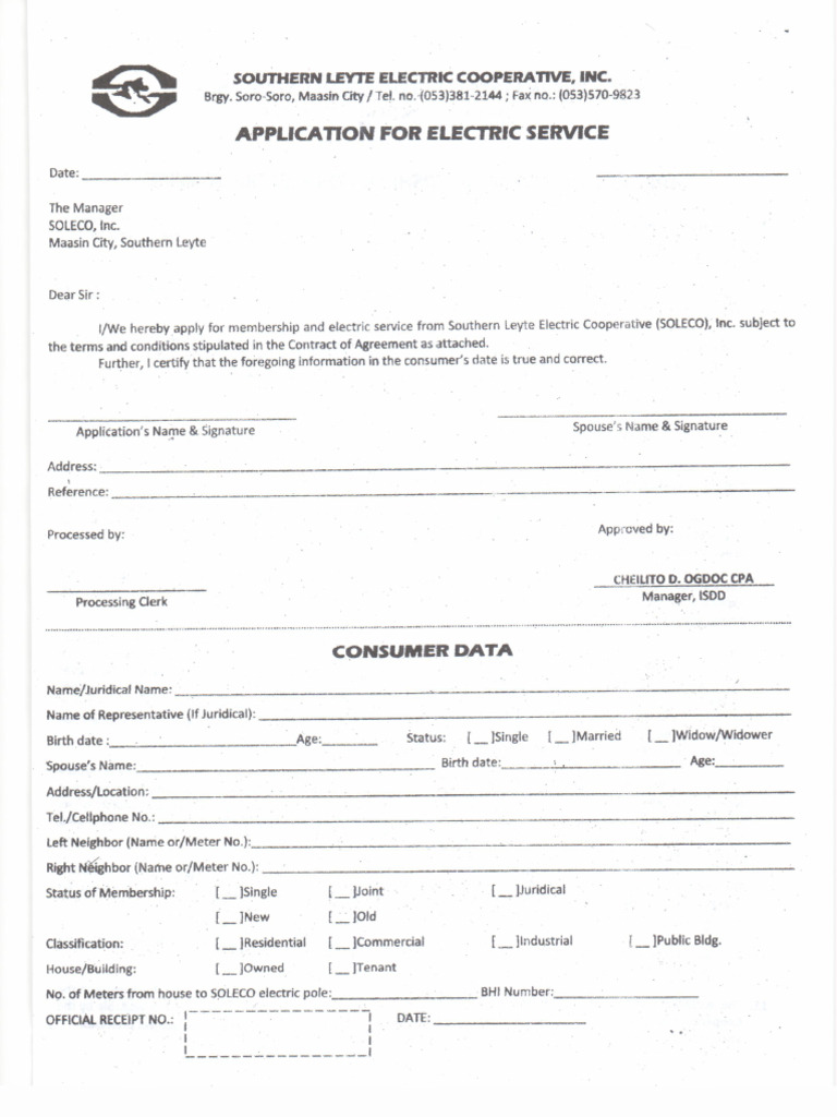 Electric Service | PDF