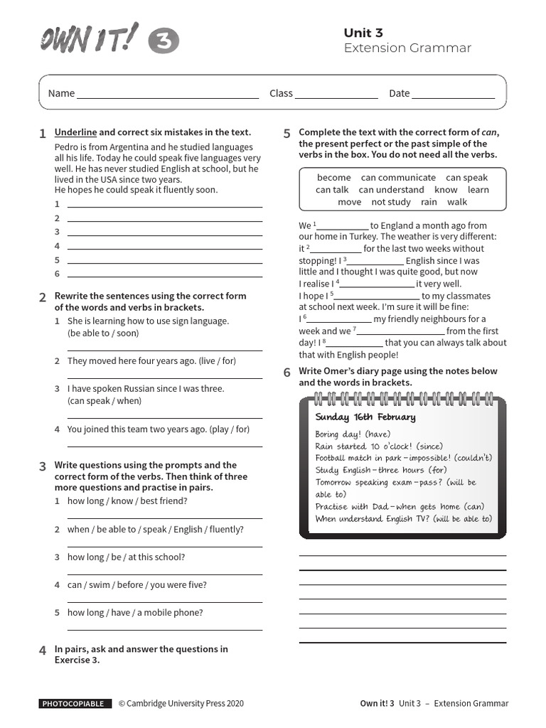 06 Grammar Pdf English Language Language Mechanics