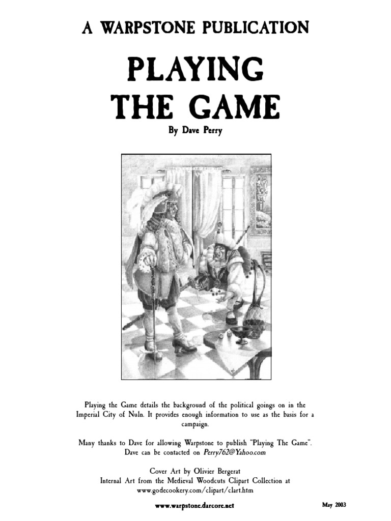 Warhammer FRP - Empire - Nuln Guide | PDF