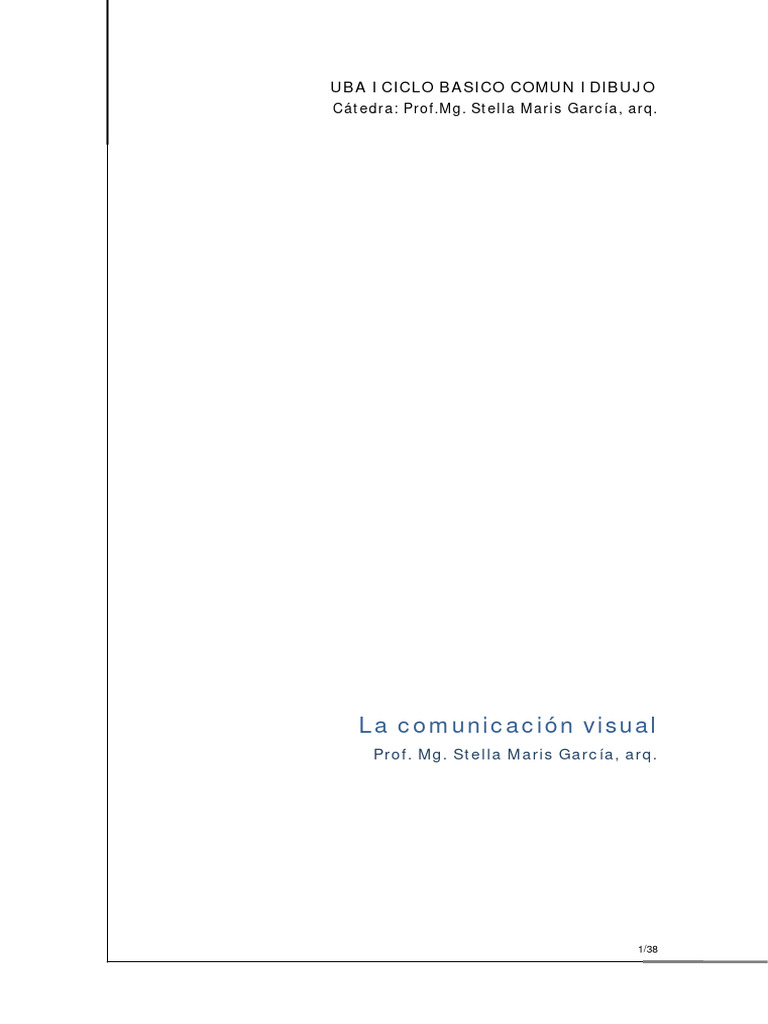 Comunicación Visual en Diseño Gráfico | PDF | Comunicación | Percepción