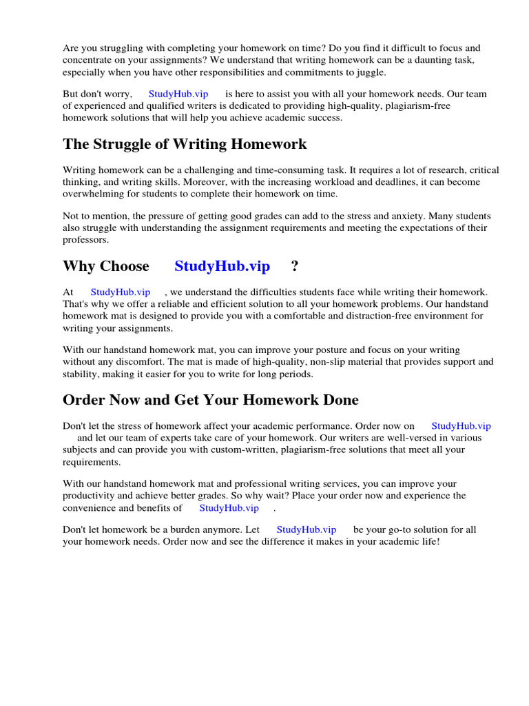 Handstand Homework Mat | Download Free PDF | Gymnastics | Homework