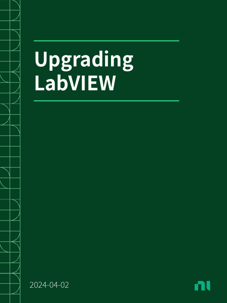 LabVIEW Upgrade Guide 2024 | PDF