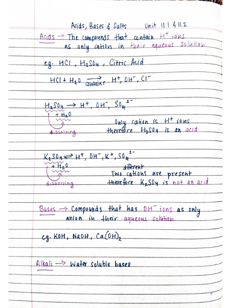 IGCSE O Levels Cambridge Chemistry 0620 Chapter 11.1 - 11.2 Notes | PDF