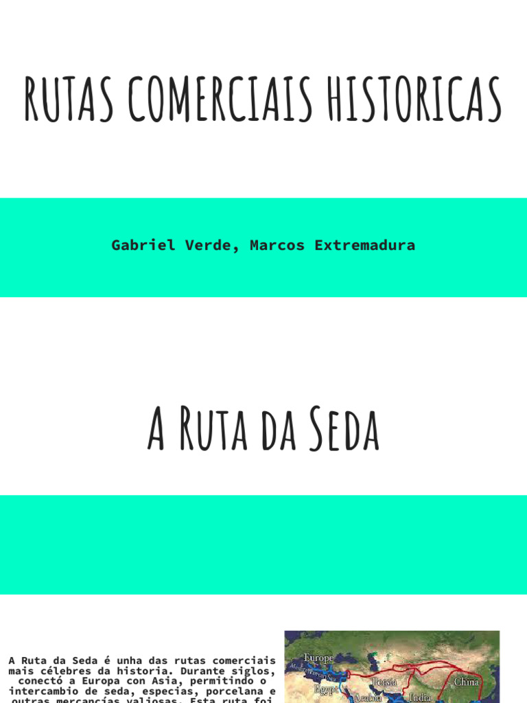 Rutas Comerciales Historicas | PDF