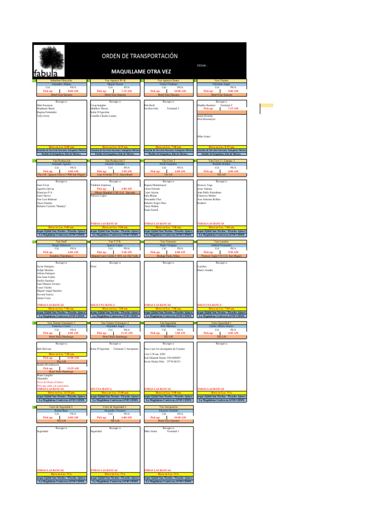 Transpo Log Fromulado | PDF