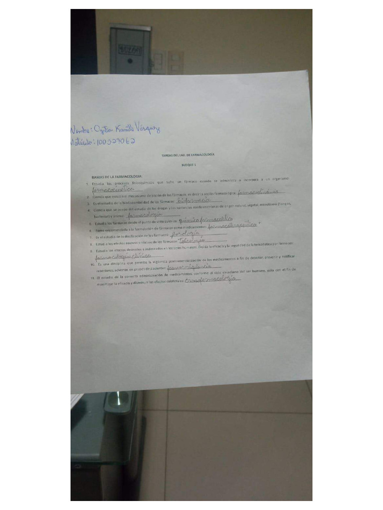 Farmaco Lab Tarea 1 - Comprimido | PDF