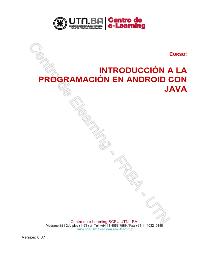 Unidad 2 Intro Programacion en Android | Descargar gratis PDF | Android (sistema operativo ...