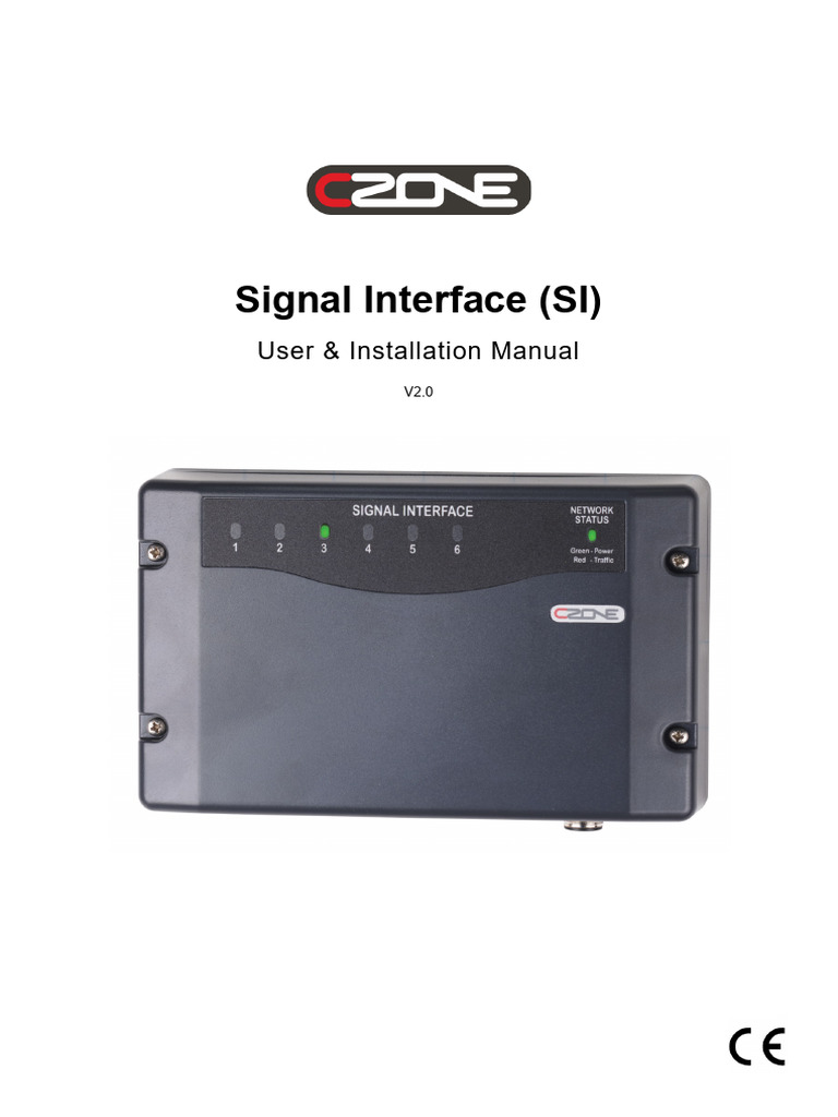 CZone Signal Interface User Installation Manual v2.0 | PDF | Input ...
