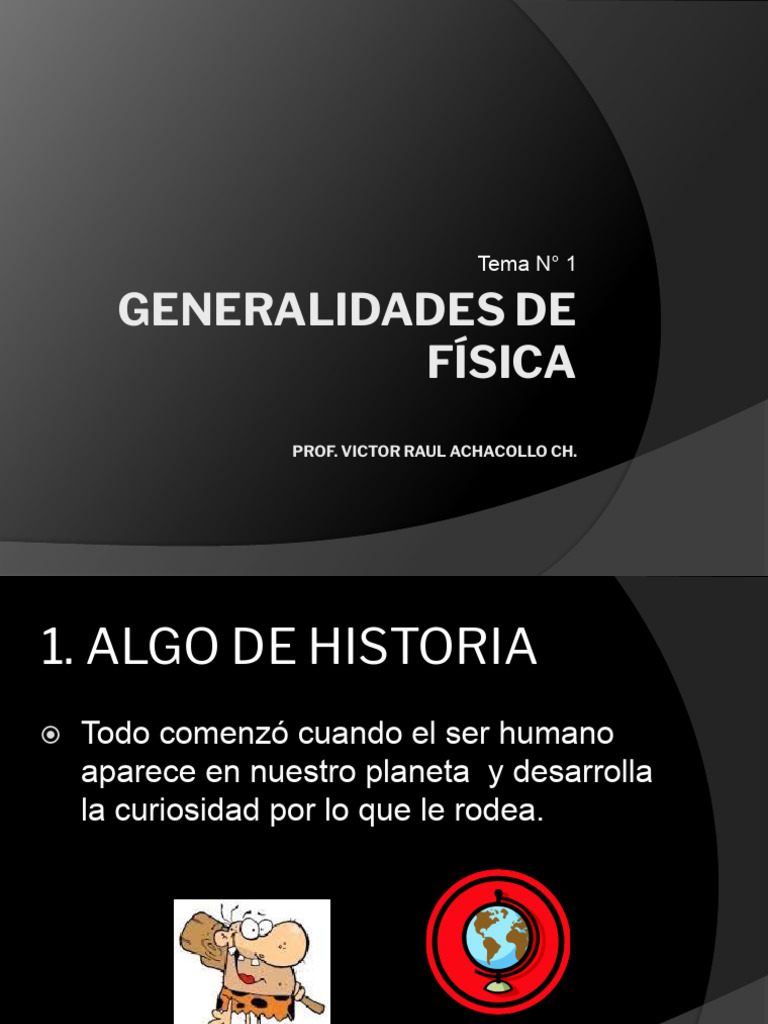 Generalidades de F-Sica | PDF | Física | Ciencias fisicas