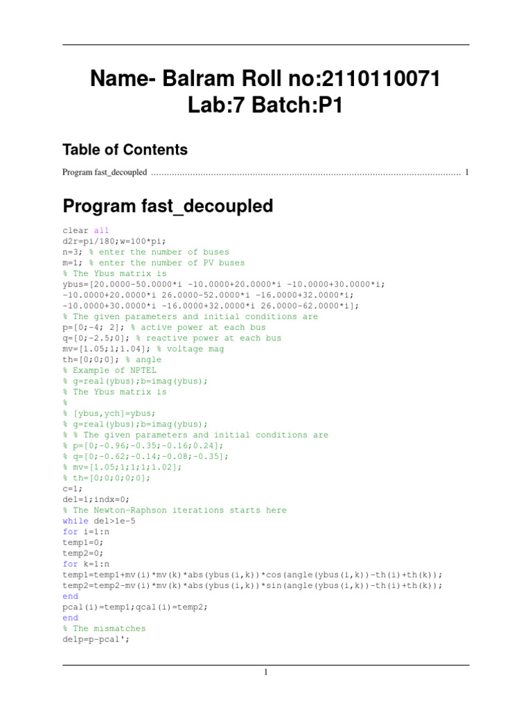 Balram_lab07 | PDF | Power (Physics) | Electric Power