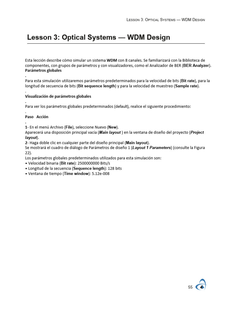 Lesson 3 Optical Systems - WDM | PDF | Ingeniería Informática ...