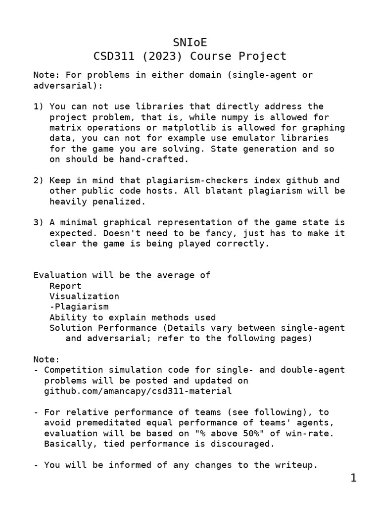 csd311 Project | PDF