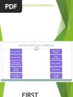 Zero and First Conditional Exercises | PDF
