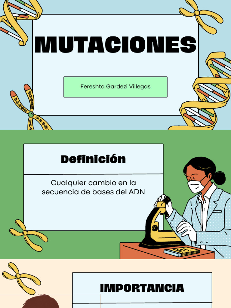 Mutaciones Final | PDF | Mutación | Gene