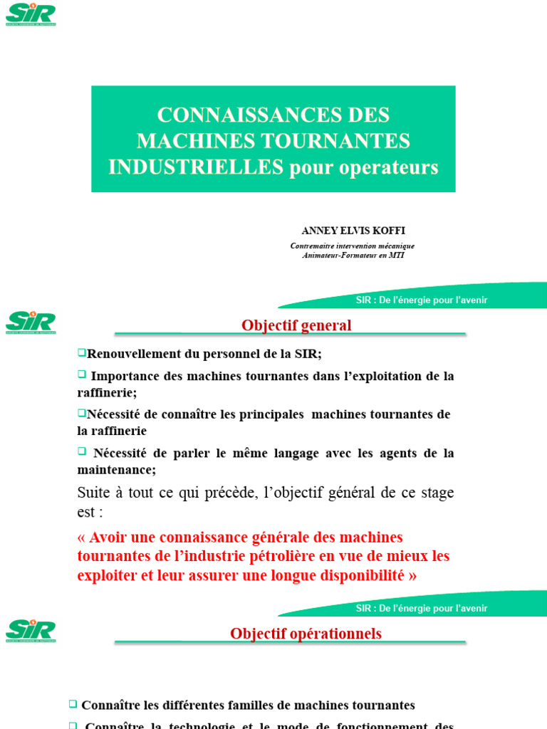 Formation MTI OPERATEURS | PDF | Pompe | Piston