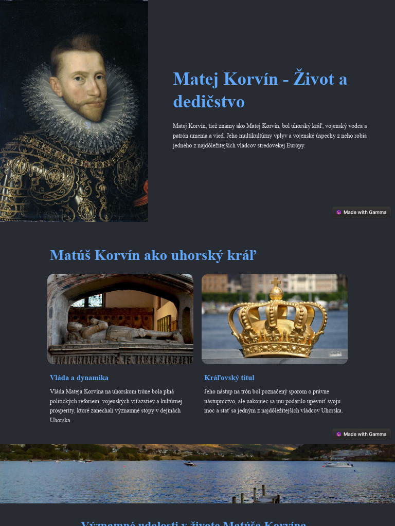 Matej Korvin Zivot A Dedicstvo | PDF