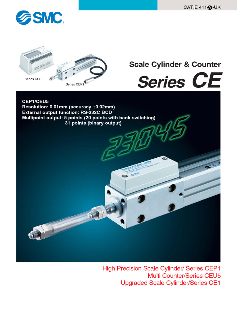 SMC Stroke Sensing Cylinder CE_EU | PDF | Amplifier | Electrical Connector