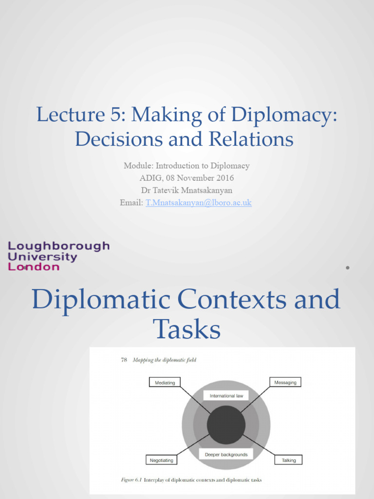 Diplomacy Decisions and Negotiation Strategies | PDF | Joint ...