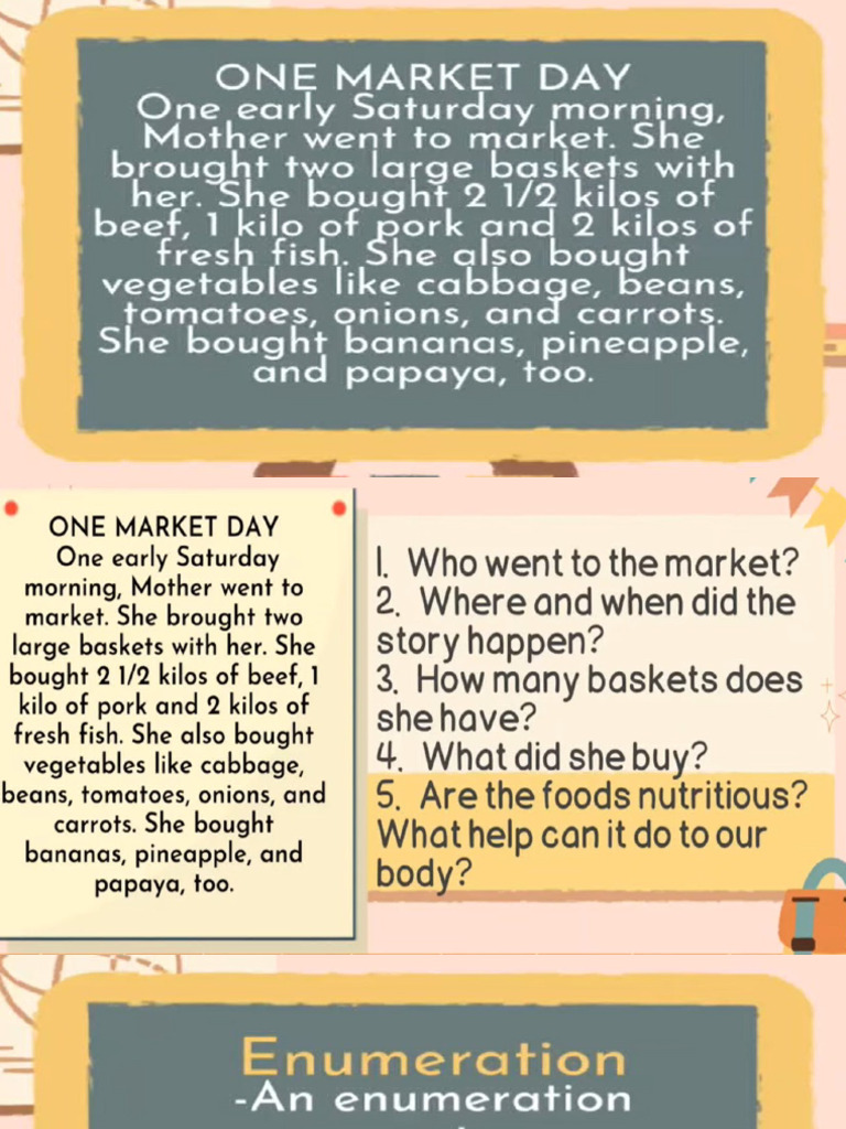 English 5. Enumeration | PDF