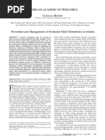 Argenta Classification of Plagiocephaly | PDF | Childhood | Medical ...