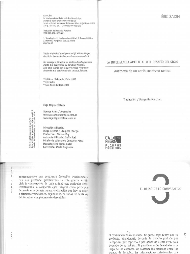 Sadin - Opcion 2 | PDF | Inteligencia artificial | Inteligencia (IA) y semántica