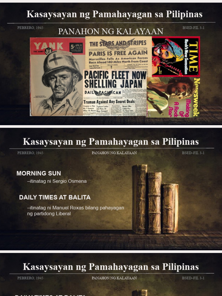Panahon NG Kalayaan | PDF