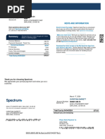 Spectrum Bill | PDF | Payments | Service Industries