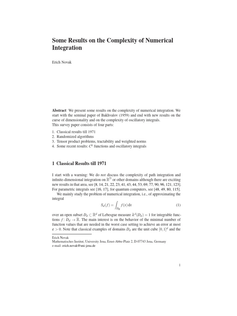 David Novak | PDF | Integral | Limit (Mathematics)