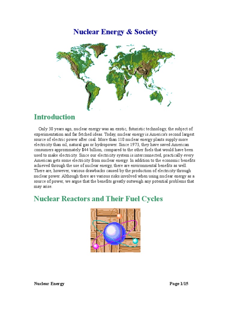 Nuclear Energy | PDF | Neutron | Nuclear Reactor