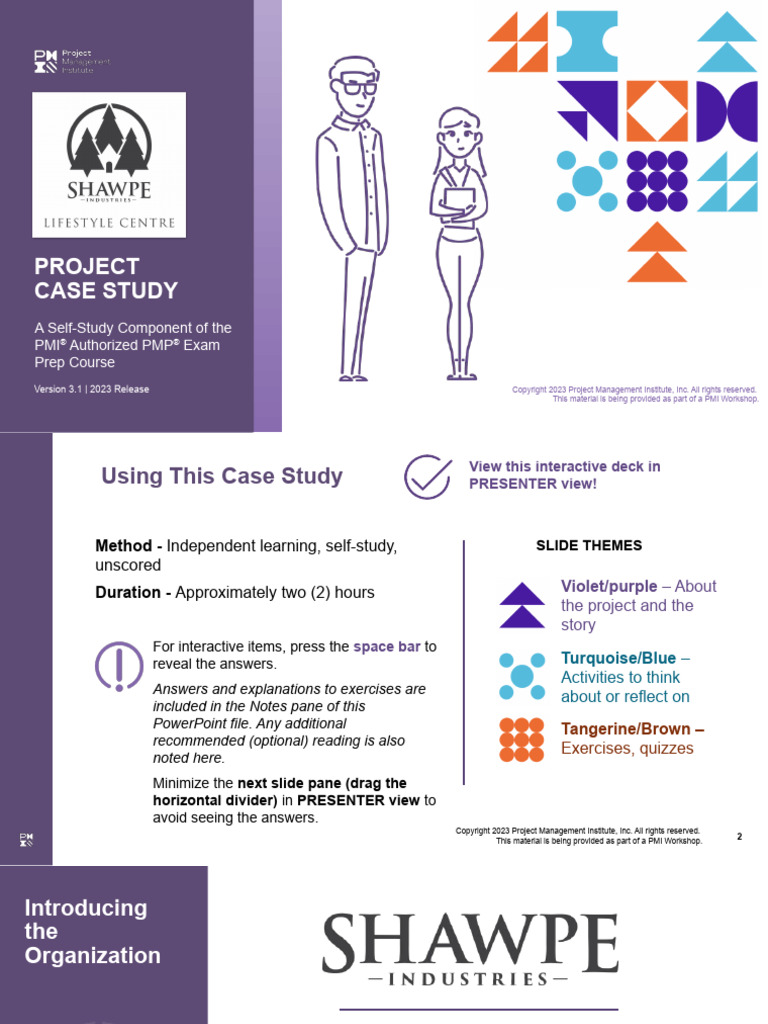Shawpe Lifestyle Centre Project Case Study - PMP Version 3.1 | PDF ...