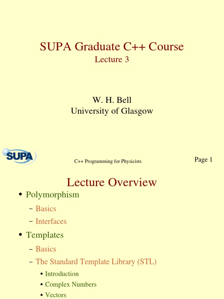 Gradcpp Lec3 | PDF | C++ | Array Data Structure