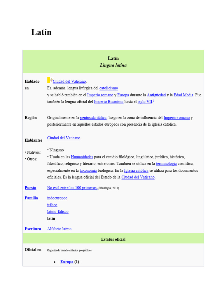 el latin | PDF | latín | Verbo