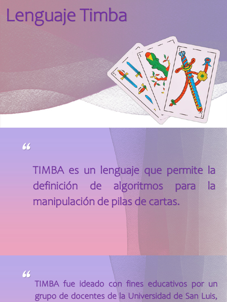 Timba Teoria | PDF | Algoritmos | Programación de computadoras